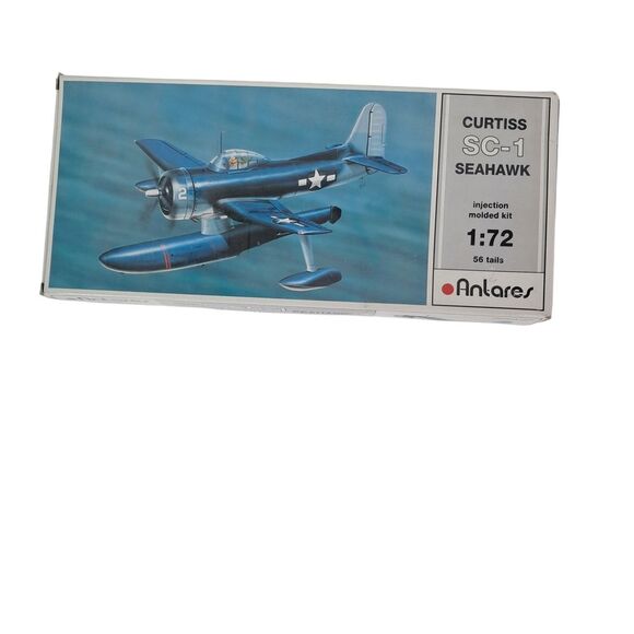 Fish | Antares 172 Model Plane Kit Curtiss Sc1 Seahawk Seaplane | Poshmark